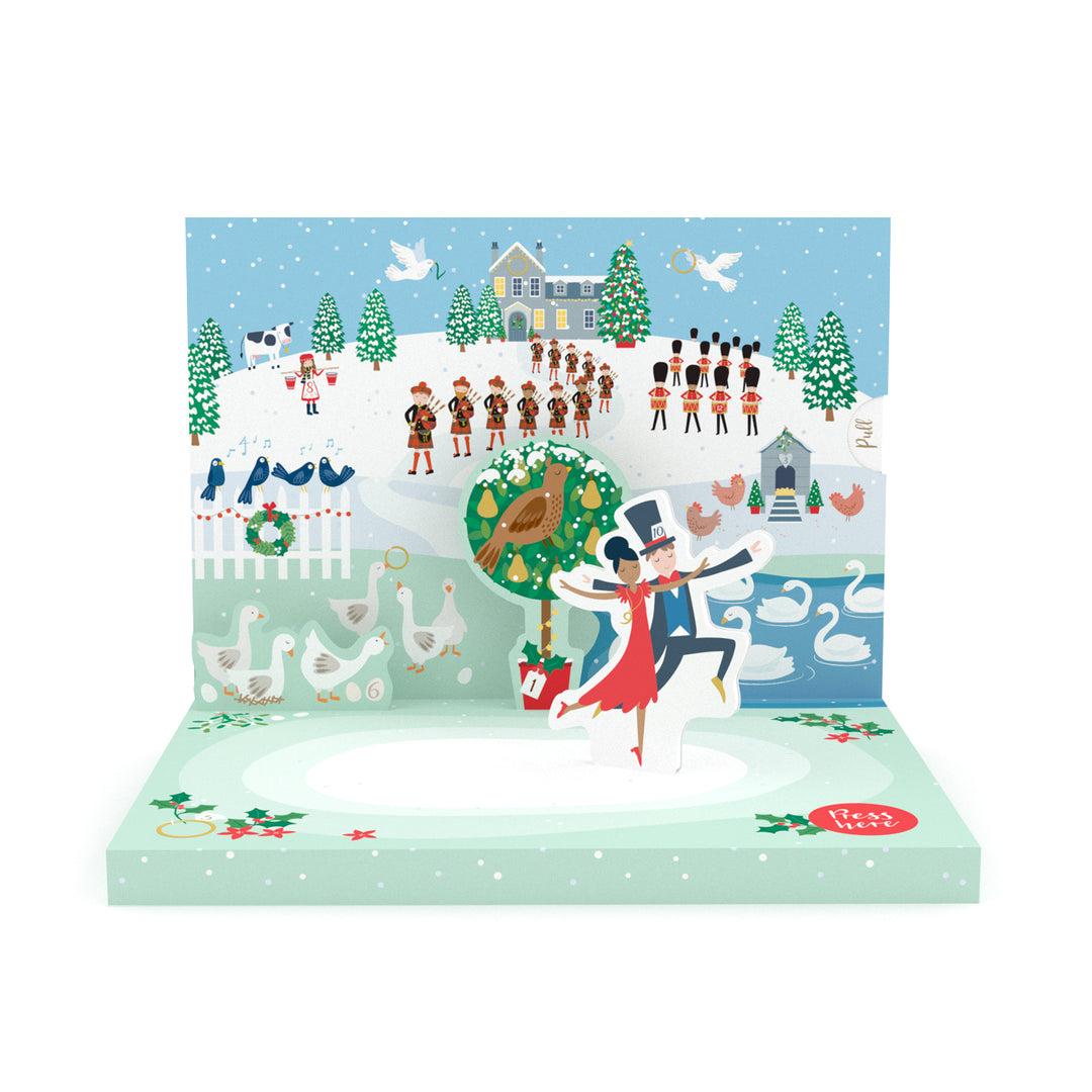 Musical Christmas Cards, Advent Calendars, Music Boxes & Books